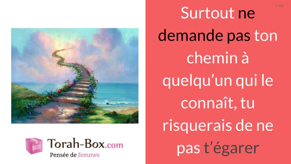 Pensée de femmes : demander son chemin