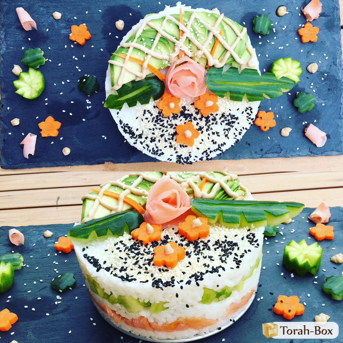 Recette : Le sushi cake