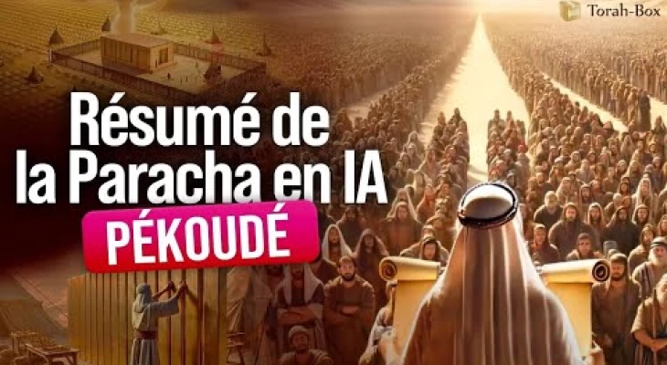 Résumé de la Paracha Pékoudé en animation Vidéo IA