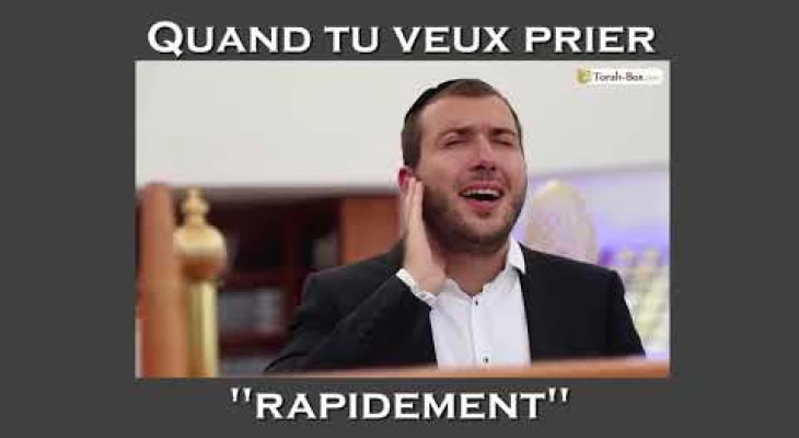Humour : quand tu veux prier rapidement (2)