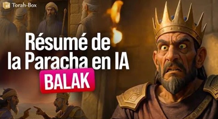 Résumé de la Paracha Balak en animation Vidéo IA