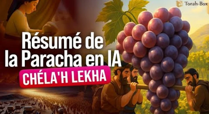 Résumé de la Paracha Chéla'h Lékha en animation Vidéo IA